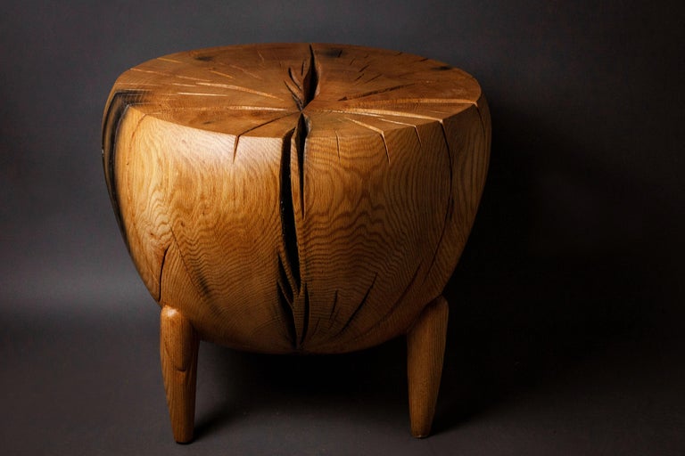 Artisan Crafted Wood Table For Sale at 1stDibs
