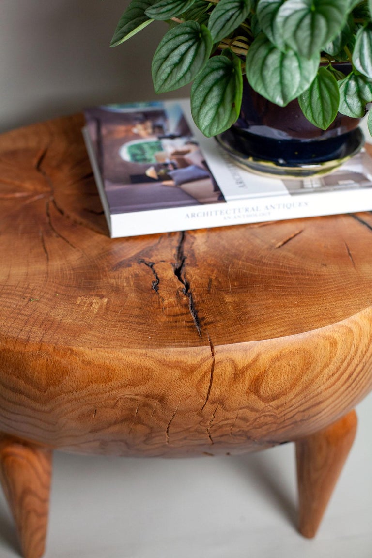 Artisan Crafted Wood Table For Sale at 1stDibs