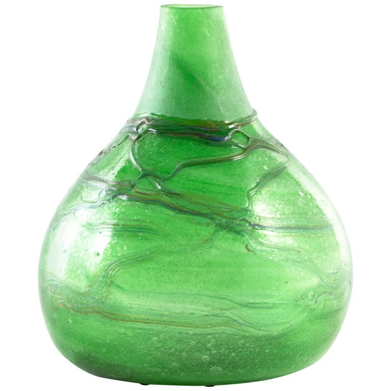 Artisan Made Hand Blown Jar For Sale at 1stDibs