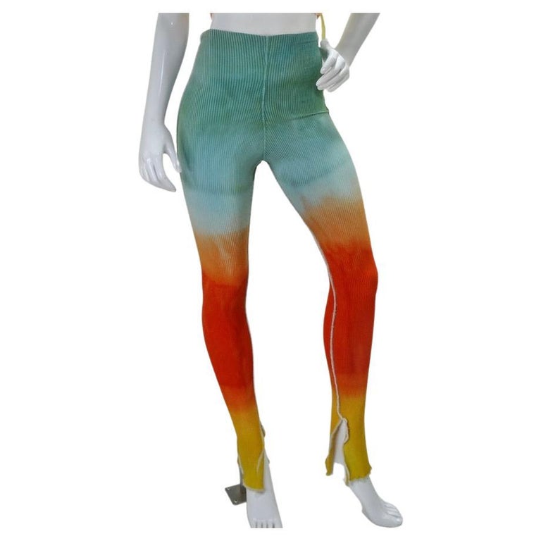 Artisan Made Hand Dyed Sunset Pants For Sale at 1stDibs