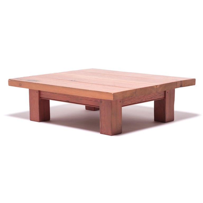 Plank Top Low Table For Sale at 1stDibs