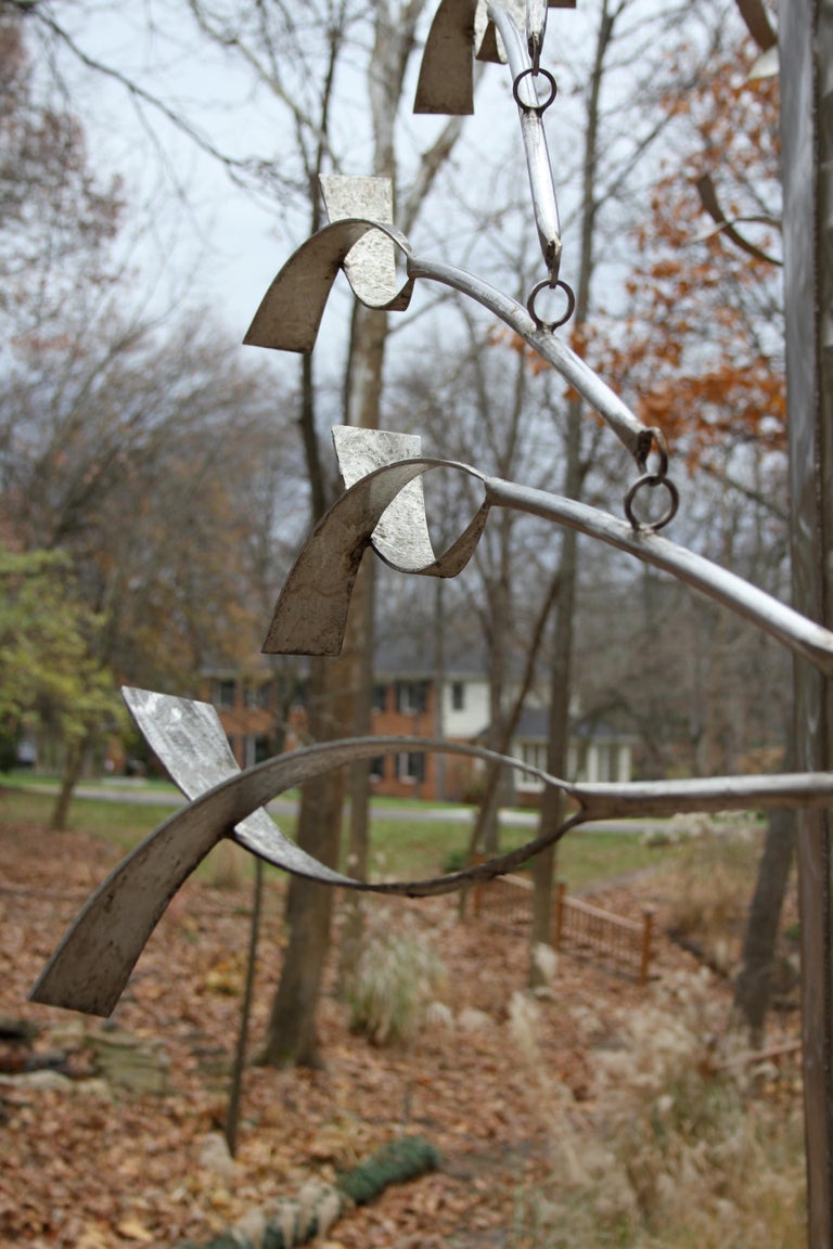 Artist Brother Mel Meyer Obelisk with Kenetic Mobile Large Outdoor ...