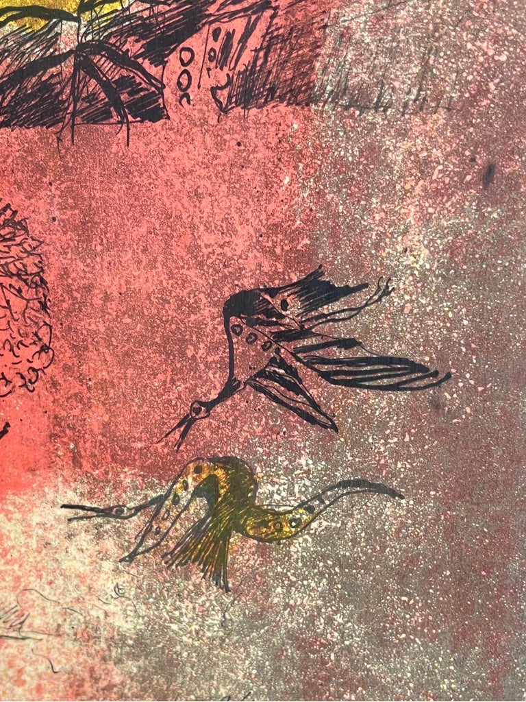 Artist Hoi Lebadang Signed Lithograph W/ COA For Sale at 1stDibs