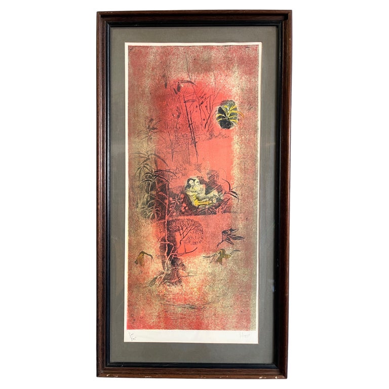 Artist Hoi Lebadang Signed Lithograph W/ COA For Sale at 1stDibs