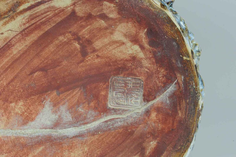 Artist Liang Ju Cheng Chinese Porcelain ProC Bitong Brushpot Water ...