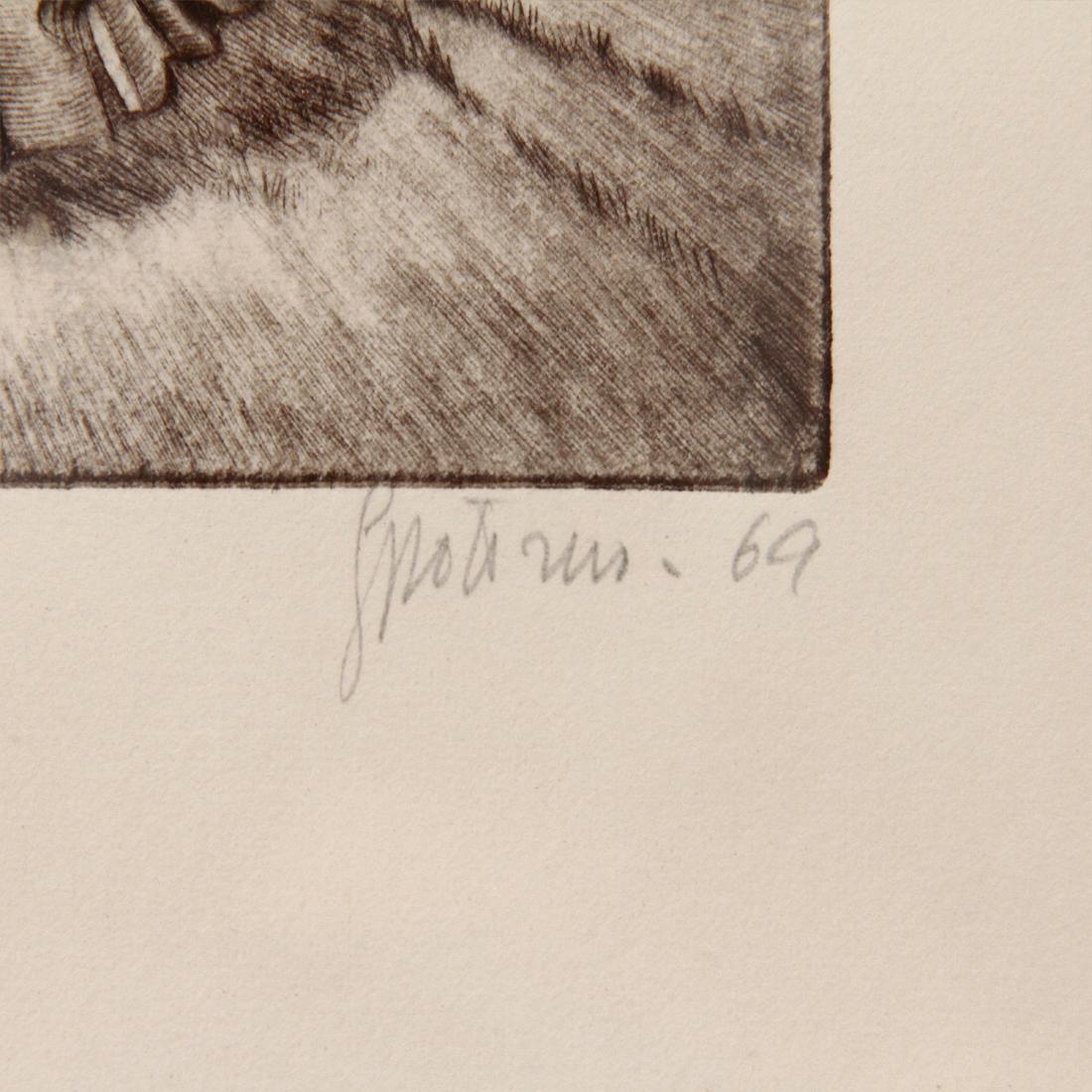 Artist Proof Performed with Calcography and Etching Technique by ...