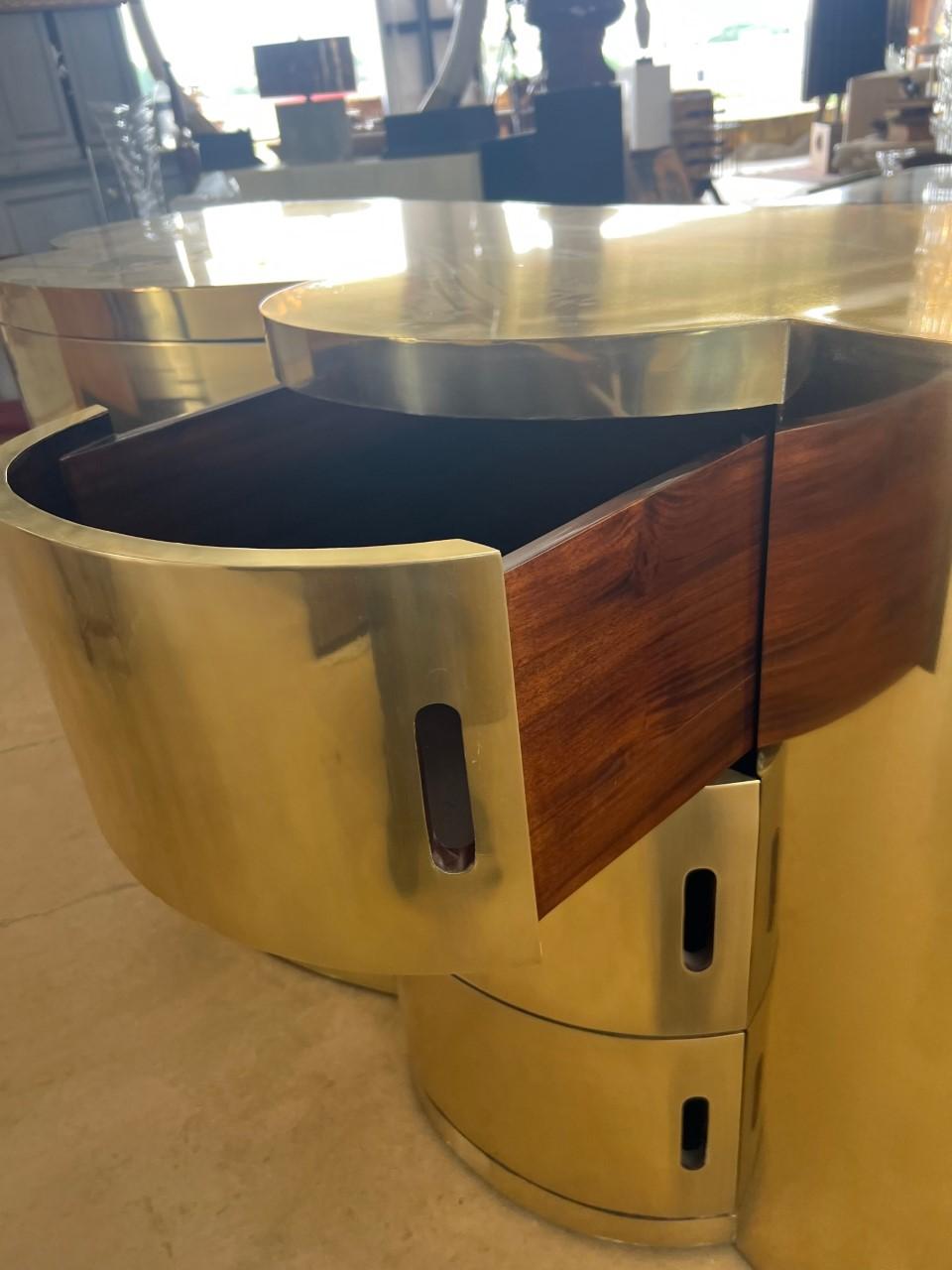 Artistic Brass Commode or Credenza For Sale at 1stDibs