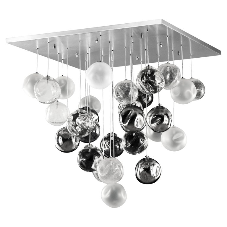 Artistic Ceiling Lighting, Spheres Clear, Satined, Mirror, Pulegoso by ...
