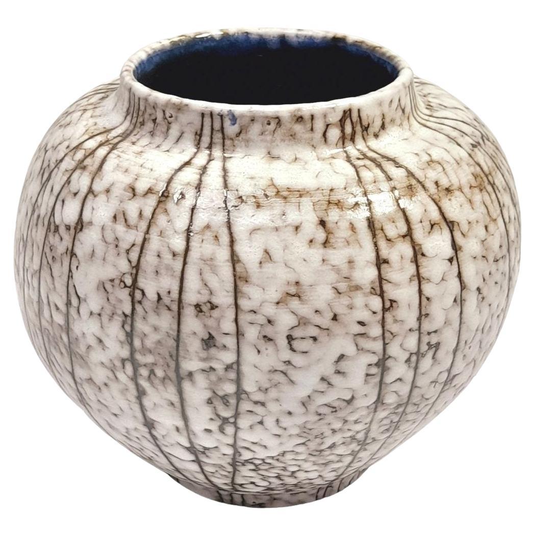 Artistic ceramic flower pot, 1970's, Hungary For Sale at 1stDibs