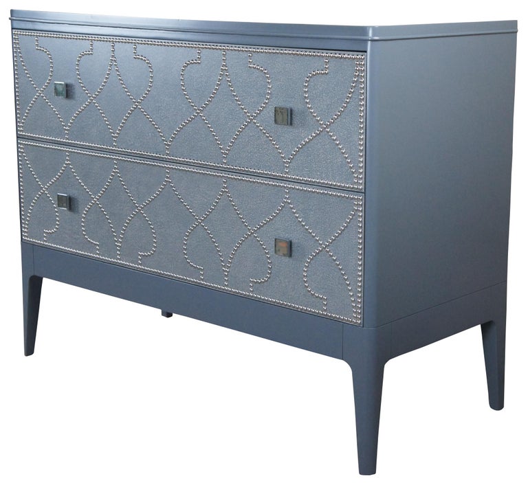 Artistica Contemporary Modern Hall Chest 2 Drawer Geometric Dresser ...
