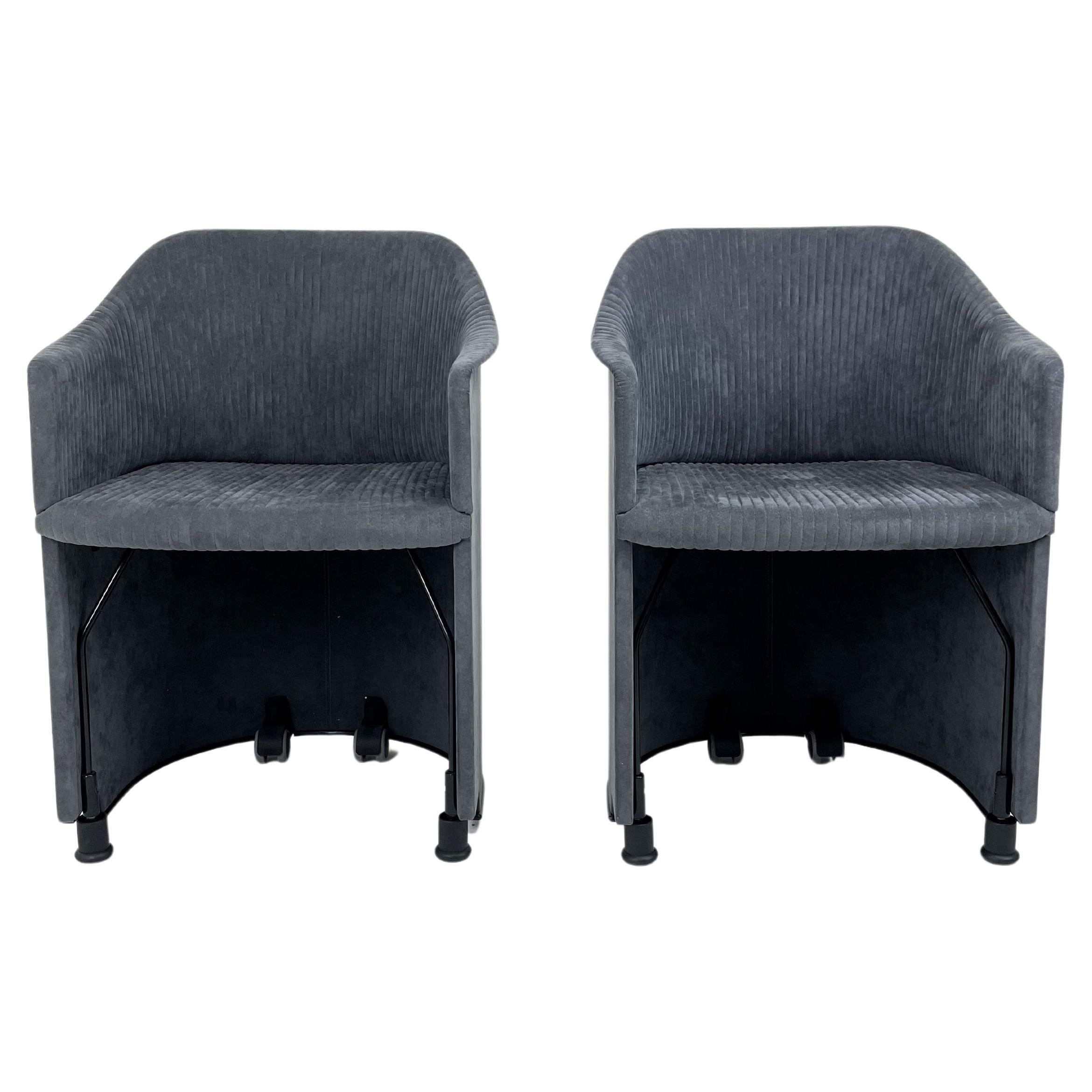 Afra and Tobia Scarpa 'Artona' Lounge Chairs in Walnut For Sale at 1stDibs