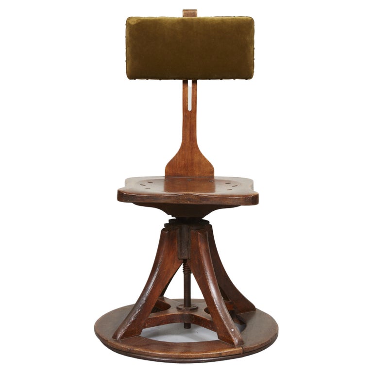 Arts and Crafts Adjustable Work Chair For Sale at 1stDibs