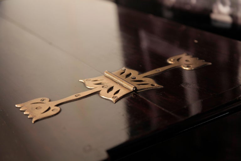 Arts and Crafts, Bechstein Upright Piano Rosewood Brass Hinges by ...