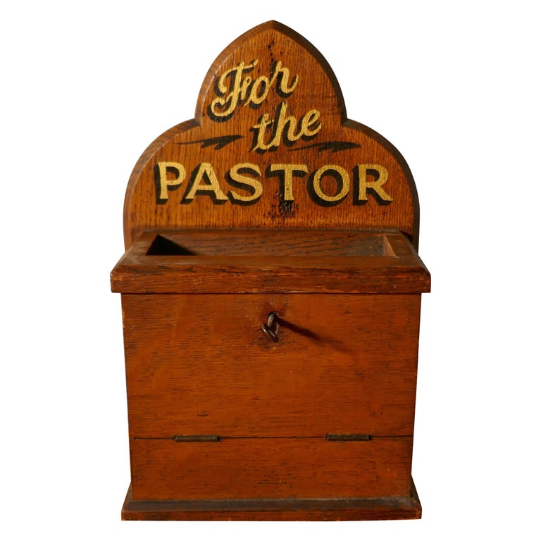 Arts and Crafts Church Collection Box at 1stDibs