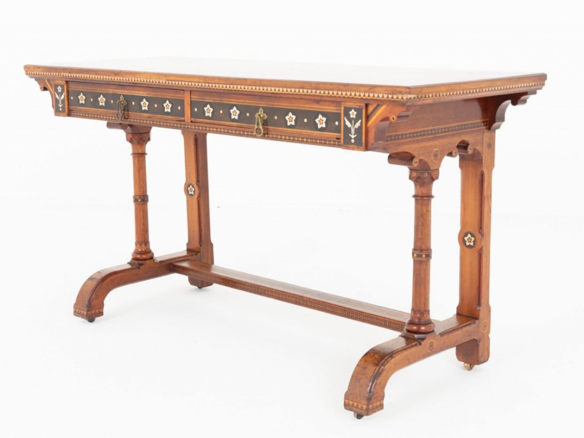 Arts and Crafts Console Table Antique 1890 For Sale at 1stDibs