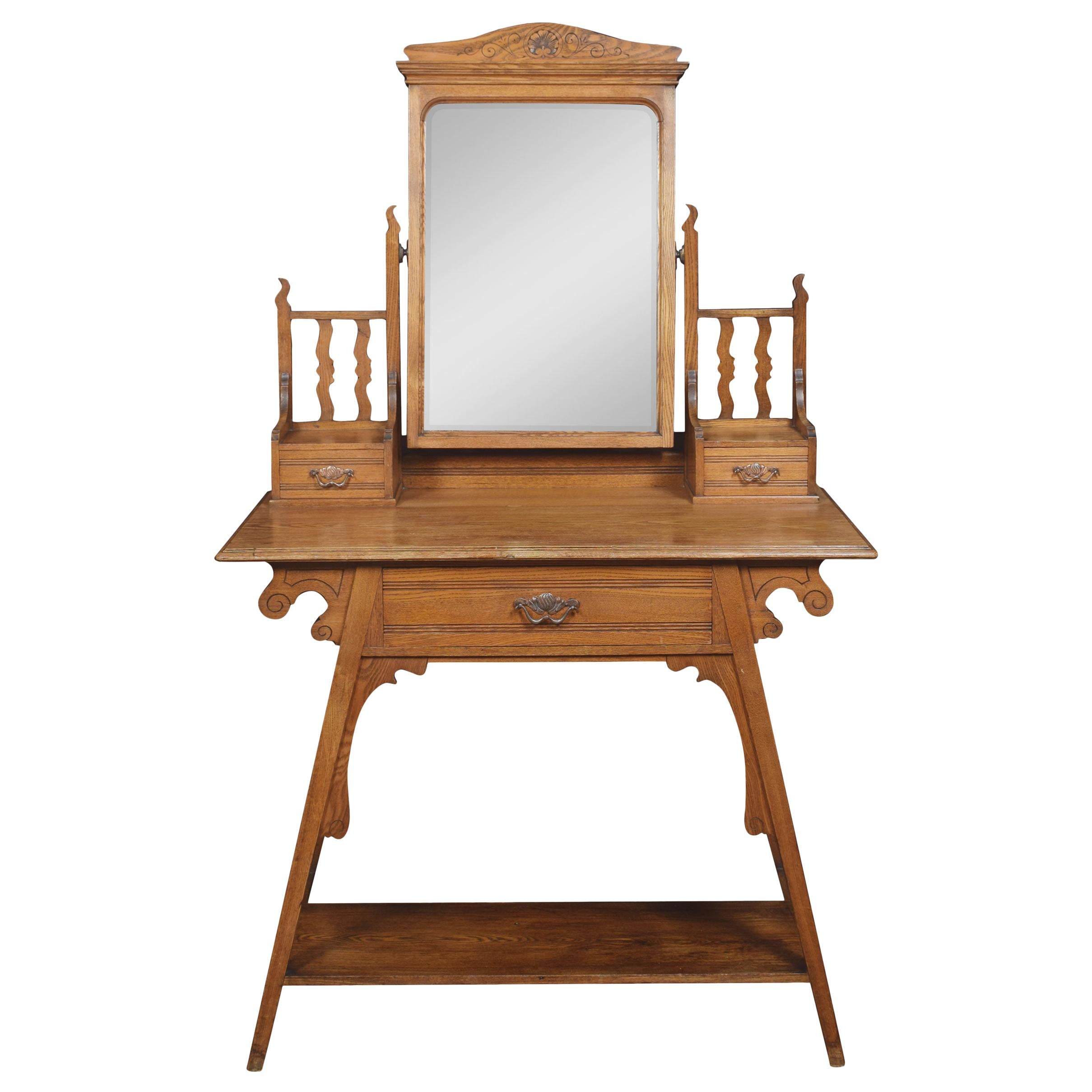 Jean-Michel Frank Oak and iron dressing-table interpreted by Comte at ...