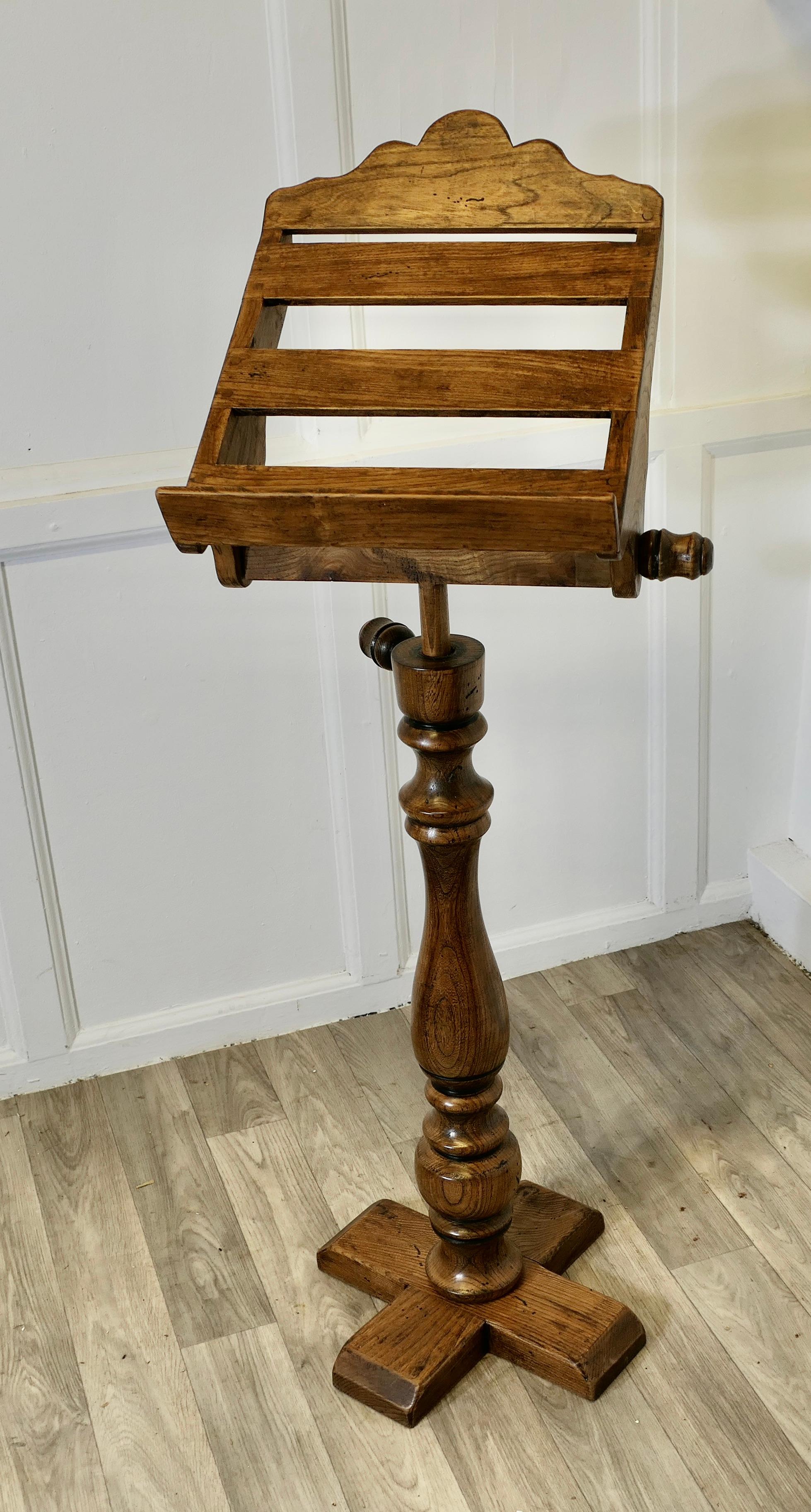 Arts and Crafts Elm Reading Stand, Menu Stand A very attractive piece ...