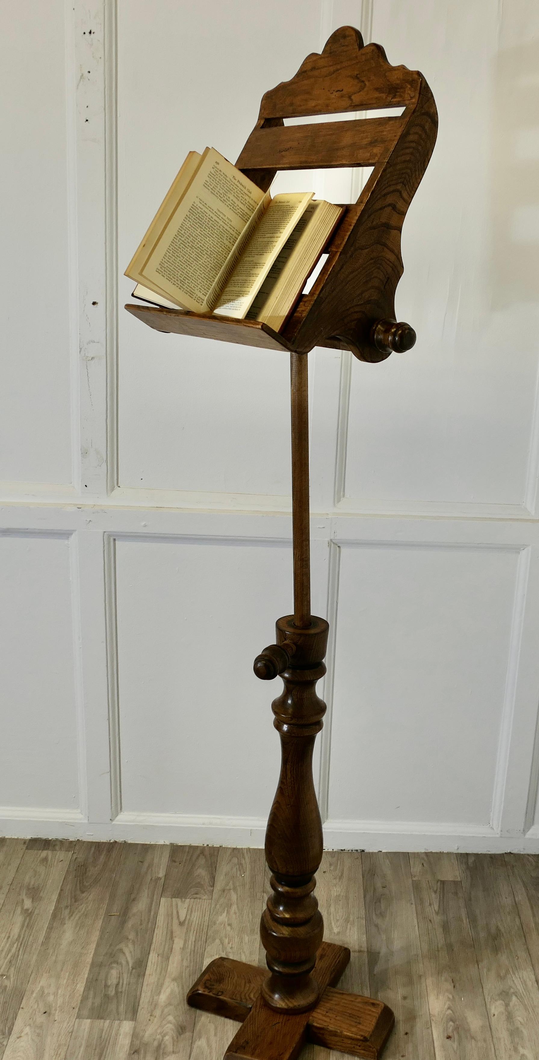 Arts and Crafts Elm Reading Stand, Menu Stand A very attractive piece ...