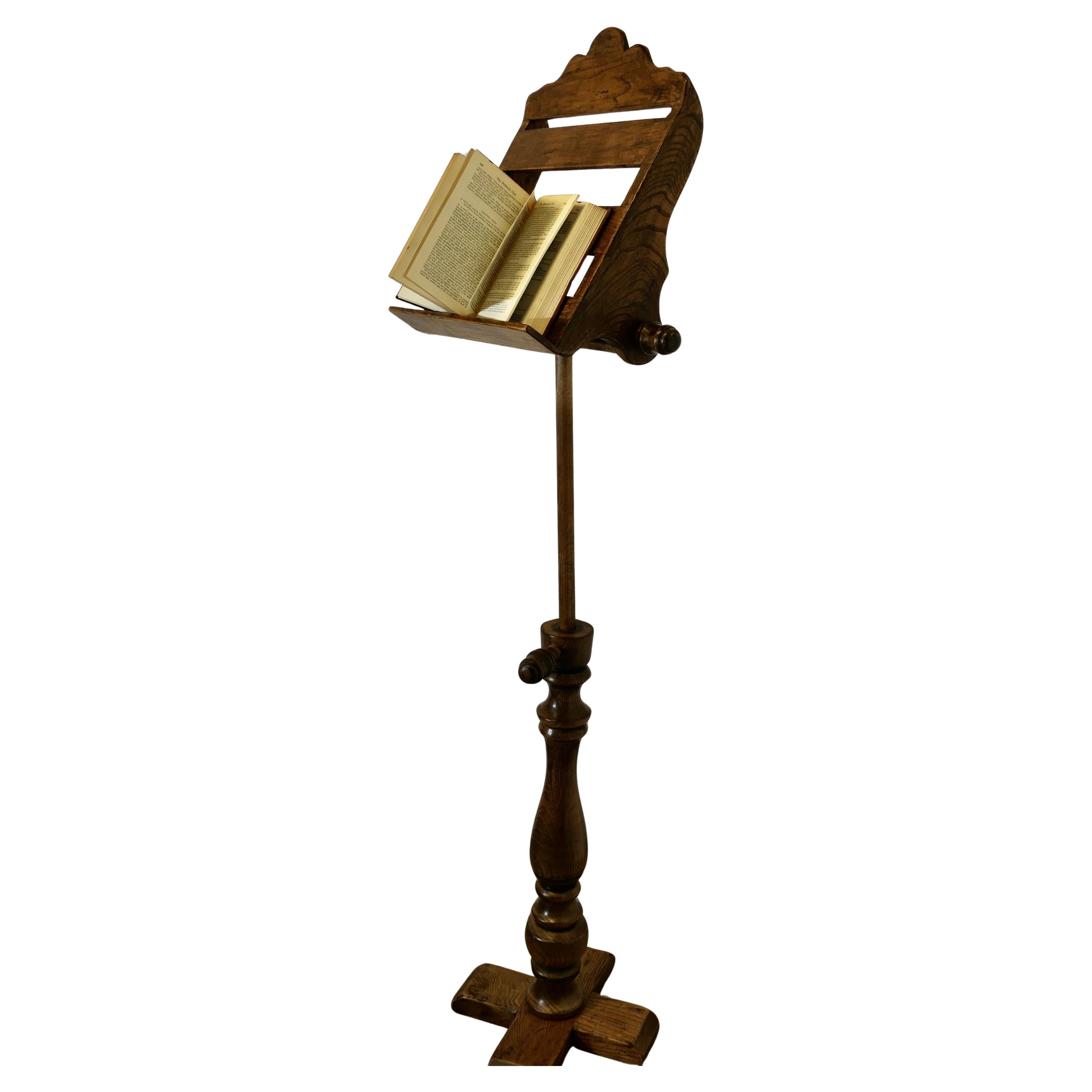 Arts and Crafts Elm Reading Stand, Menu Stand A very attractive piece ...