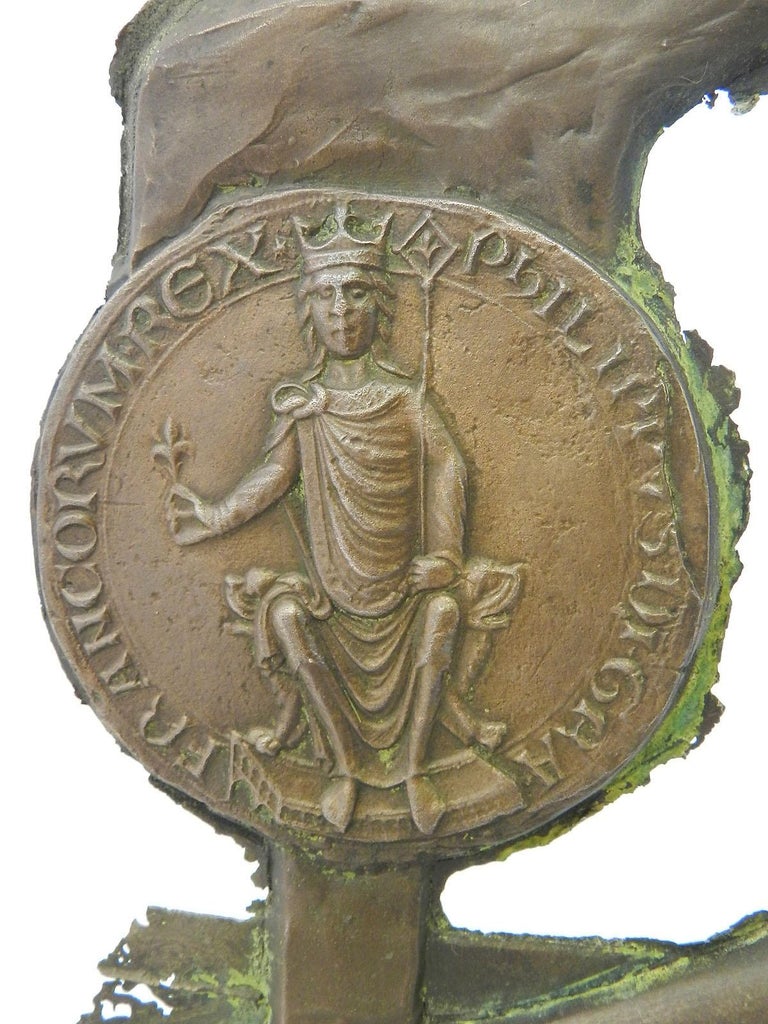 Arts and Crafts French Bronze Sculpture Medals Unique Historic ...