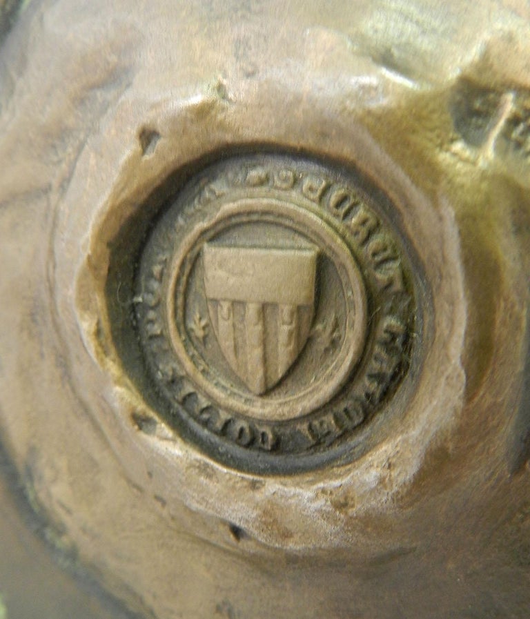 Arts and Crafts French Bronze Sculpture Medals Unique Historic ...