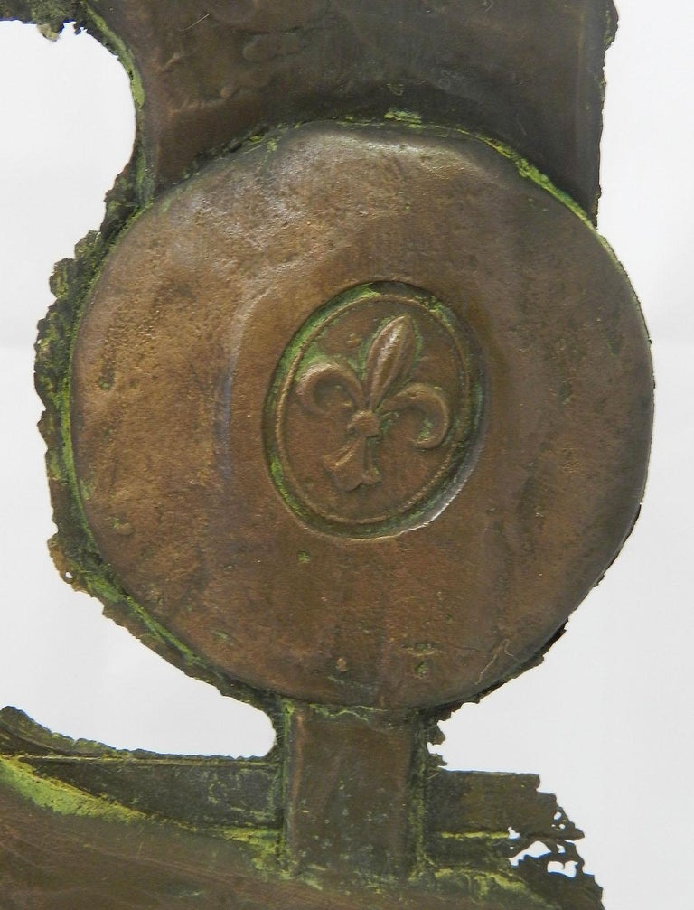 Arts and Crafts French Bronze Sculpture Medals Unique Historic ...