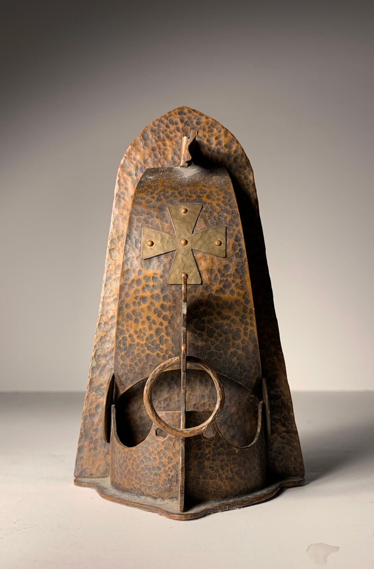 Arts and Crafts Hammered Copper Viking Ship Bookends at 1stDibs