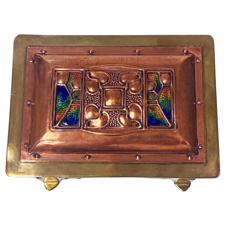 Arts and Crafts Jugendstil Box, C.1900 at 1stDibs