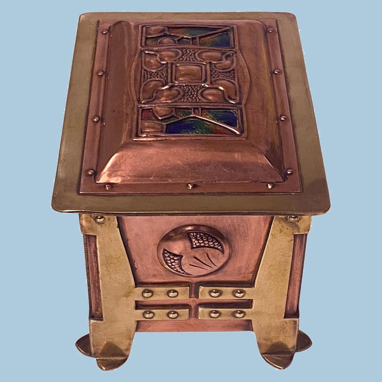 Arts and Crafts Jugendstil Box, C.1900 at 1stDibs