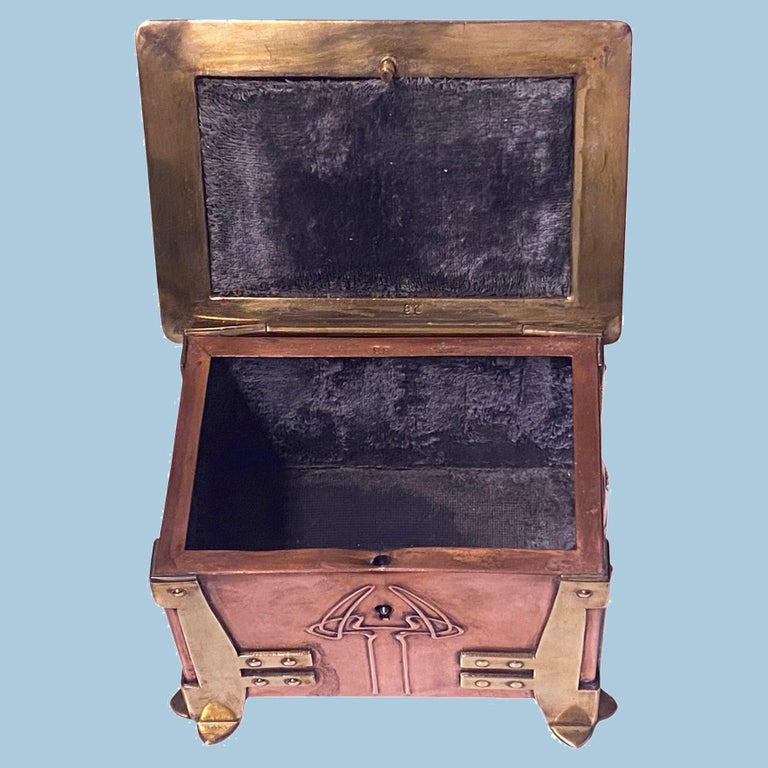 Arts and Crafts Jugendstil Box, C.1900 at 1stDibs