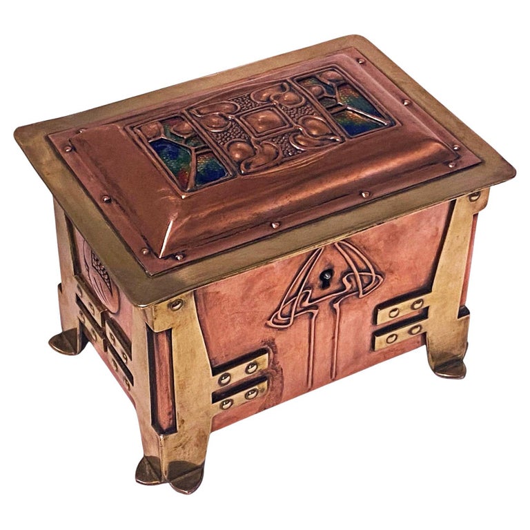 Arts and Crafts Jugendstil Box, C.1900 at 1stDibs