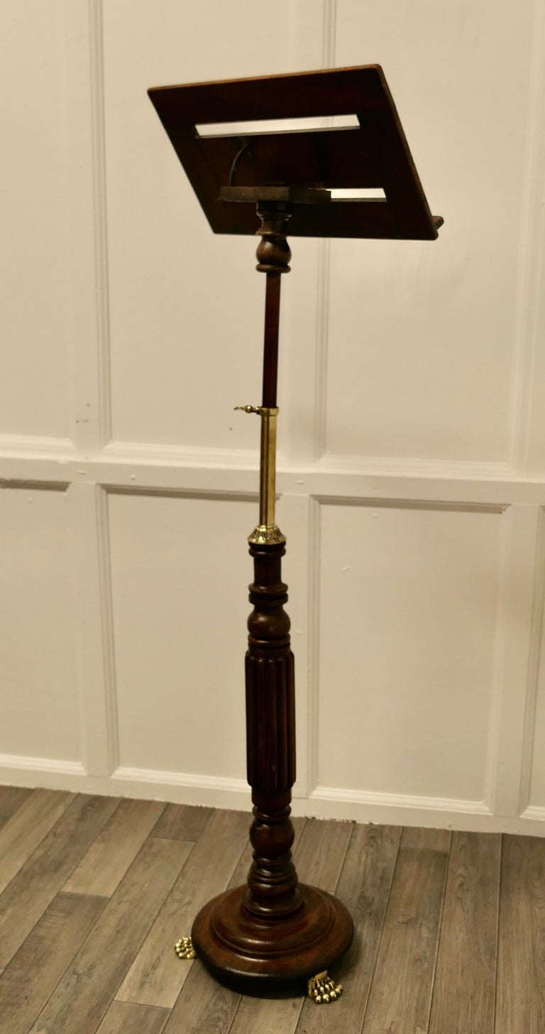 Arts and Crafts Menu Podium, Reading Stand For Sale at 1stDibs