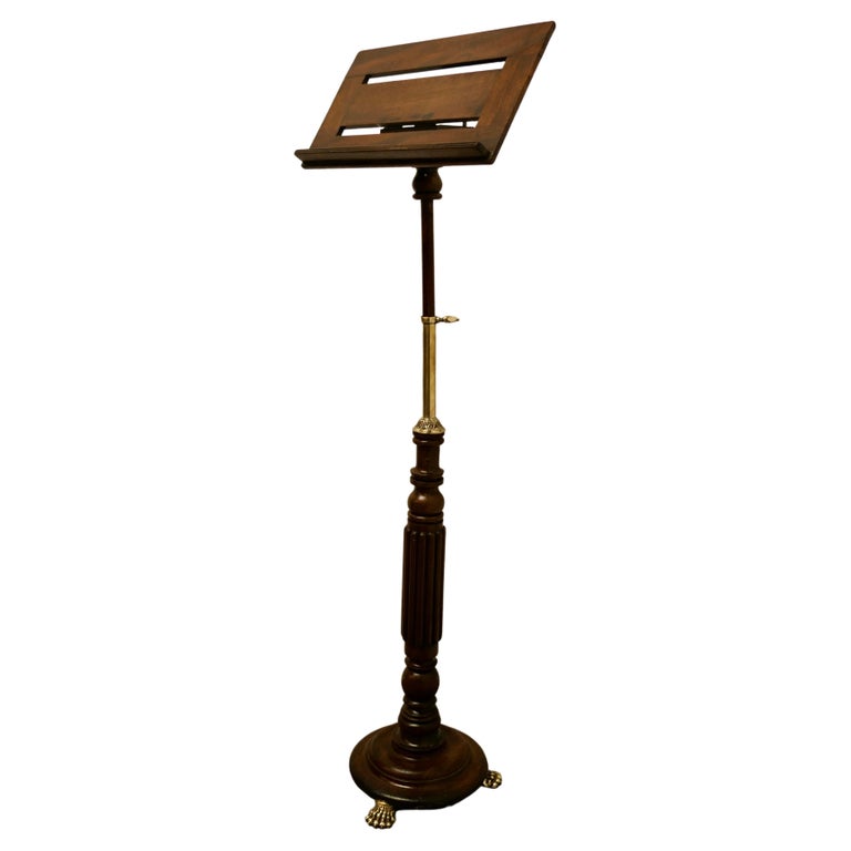 Arts and Crafts Menu Podium, Reading Stand For Sale at 1stDibs