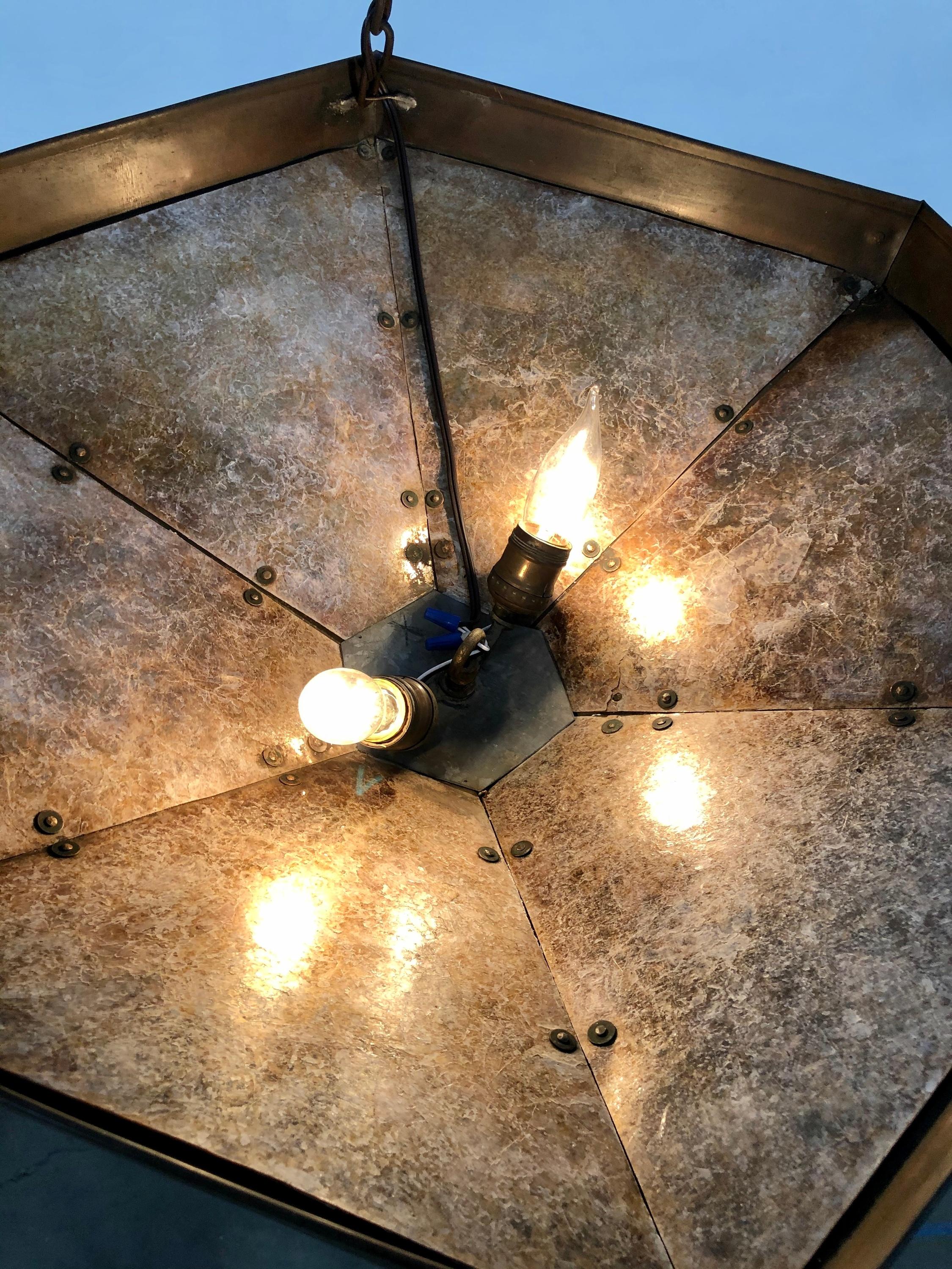 Arts and Crafts Mica and Copper Pendant For Sale at 1stDibs | mica ...