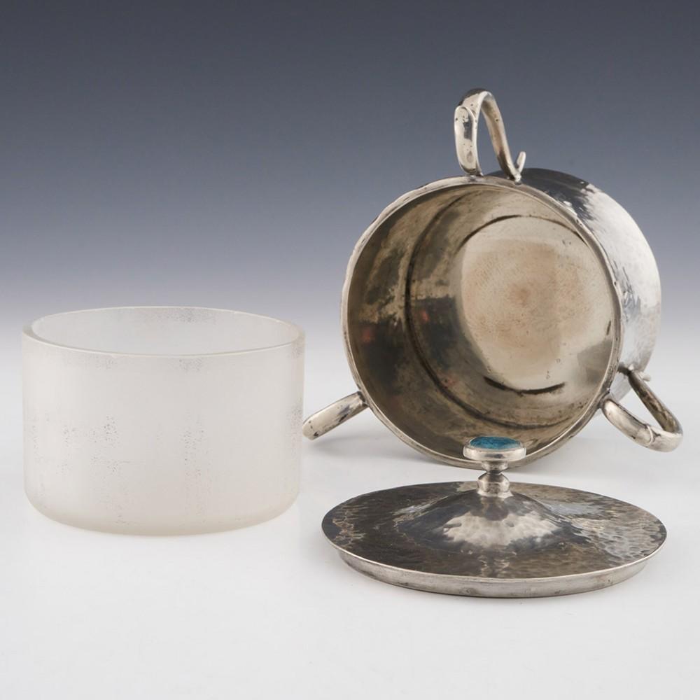 Arts and Crafts Polished Pewter Butter Pannikin With Ruskin Roundel ...