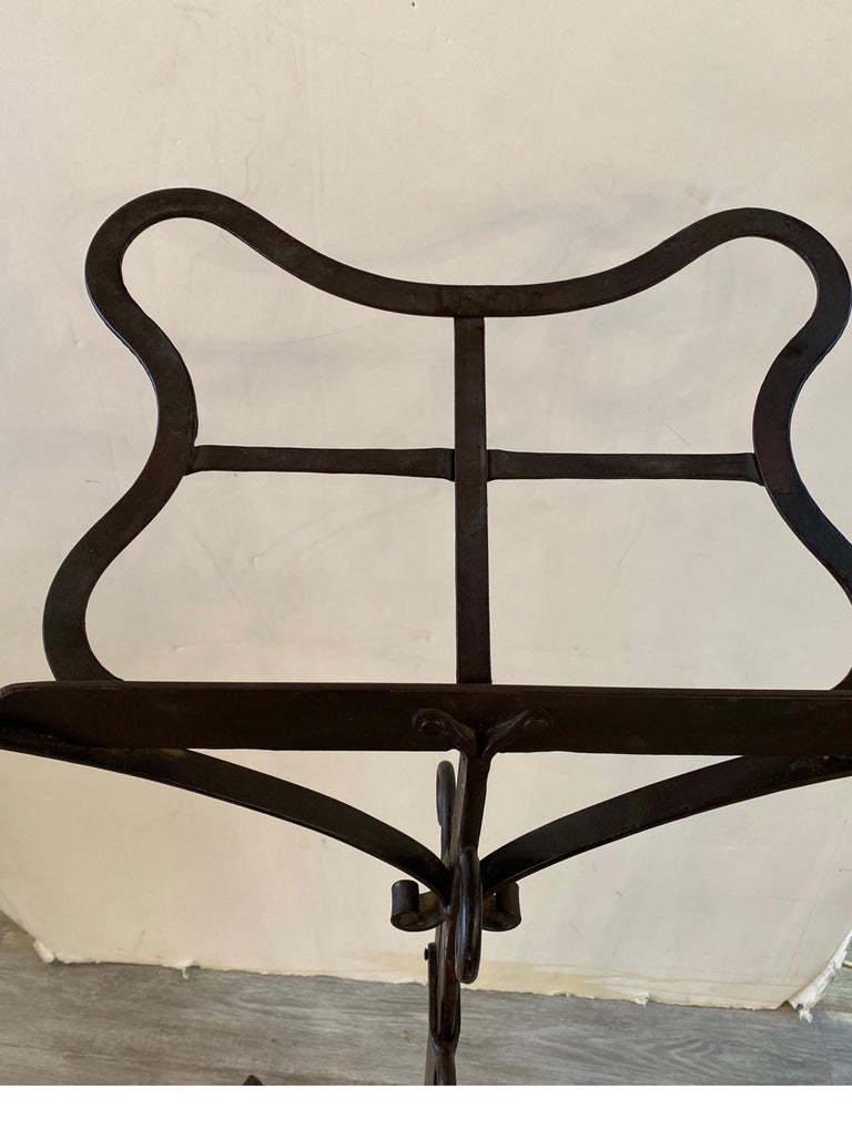 Arts and Crafts Style Hand Forged Wrought Iron Lectern Music Stand For ...