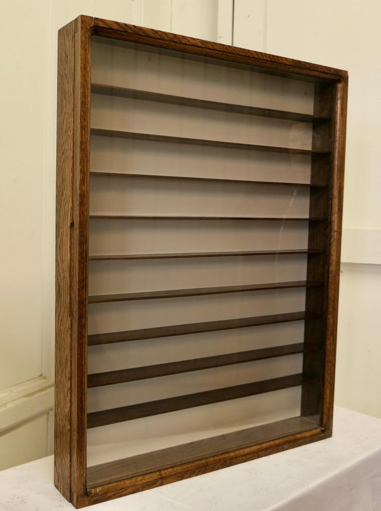 Arts and Crafts / Table Top Wall Hanging Collectors Display Cabinet For ...