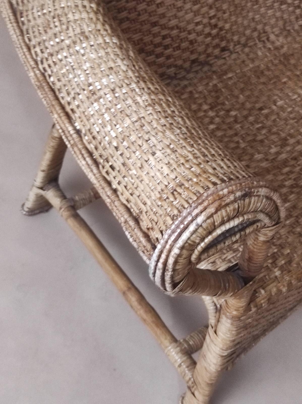 Arts and Crafts Wicker Two Seat Sofa By Dryad and Co.UK 1920s For Sale ...