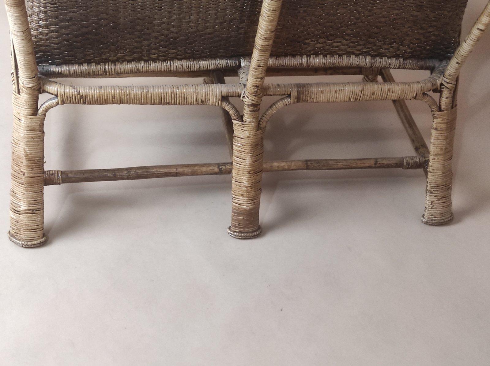 Arts and Crafts Wicker Two Seat Sofa By Dryad and Co.UK 1920s For Sale ...