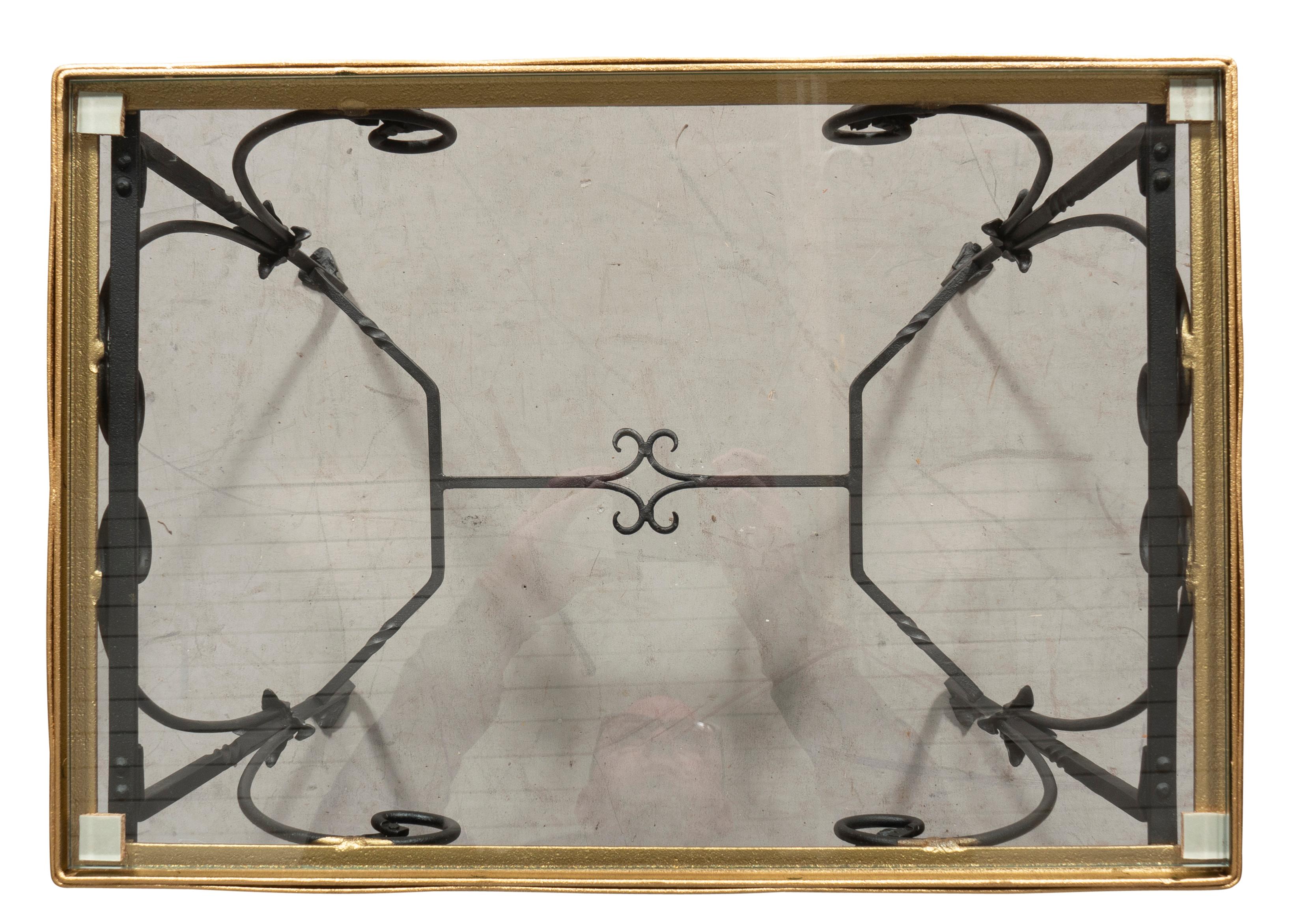 Arts and Crafts Wrought Iron Table at 1stDibs
