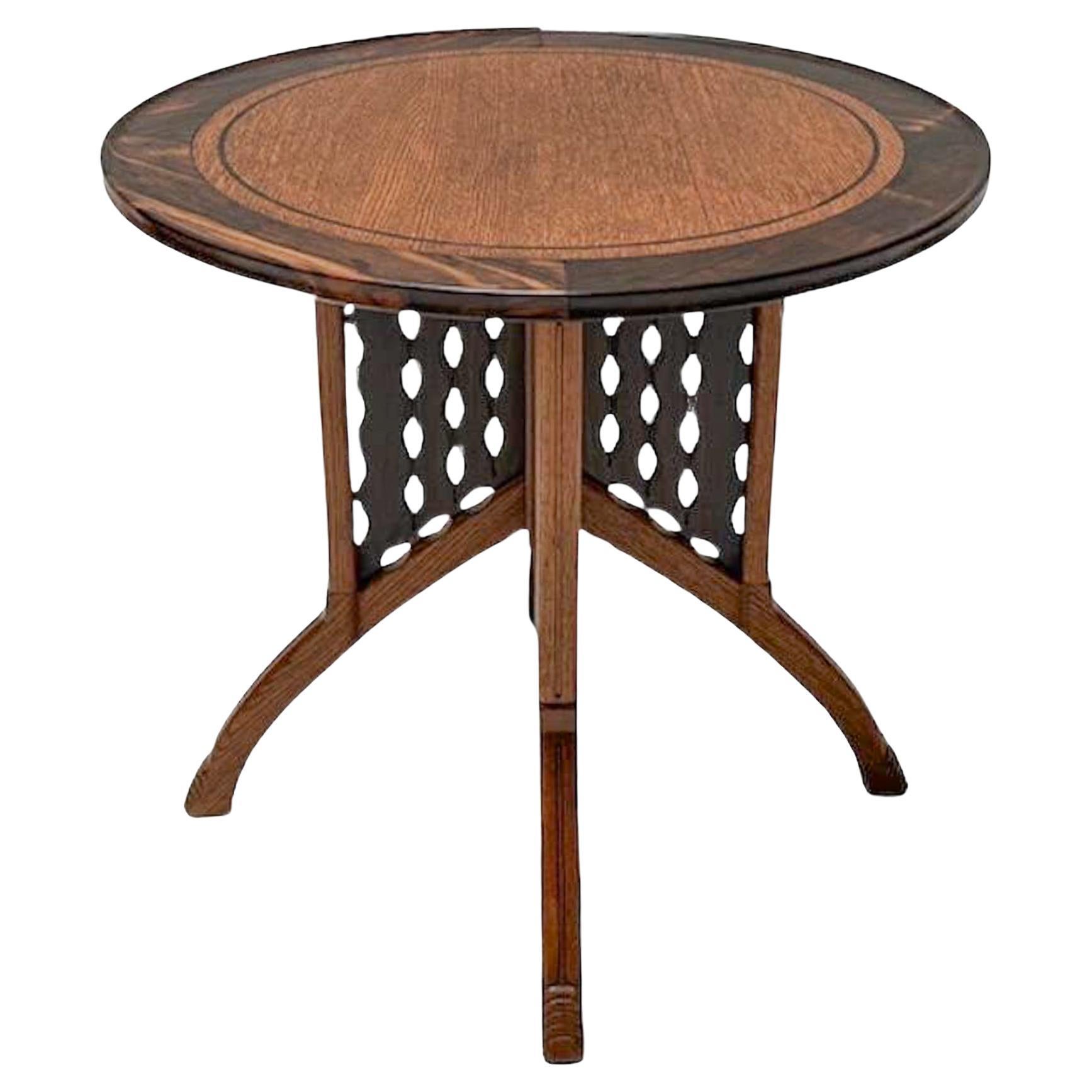 Arts and Crafts Art Nouveau Center Table by C.A. Lion Cachet, 1900s For ...