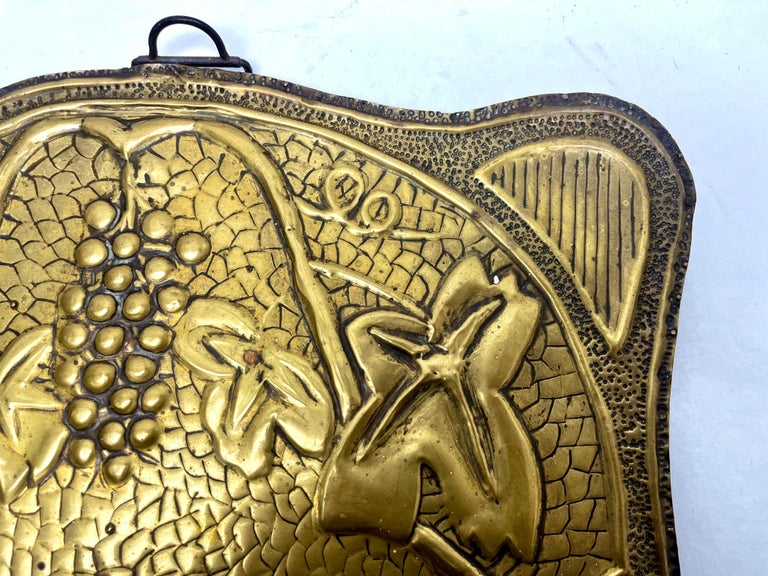 Arts and Crafts, Beaten Copper Magazines Holder with Original Patina ...