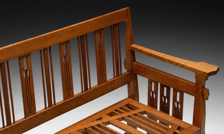 Arts and Crafts Bench, England circa 1900 For Sale at 1stDibs