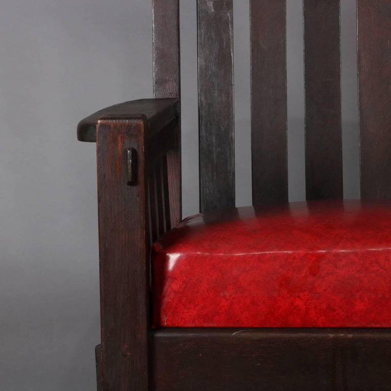 Arts and Crafts Gustav Stickley School Mission Oak Rocking Chair by ...