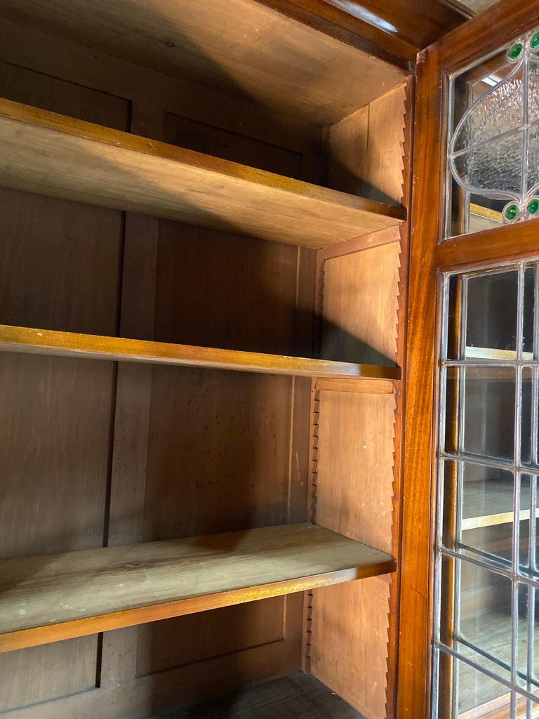 Arts and Crafts Mahogany Library Bookcase Extremely Large, circa 1920 ...