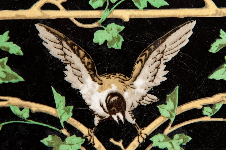 Arts and Crafts Minton Pottery Tile Designed by Christopher Dresser For ...