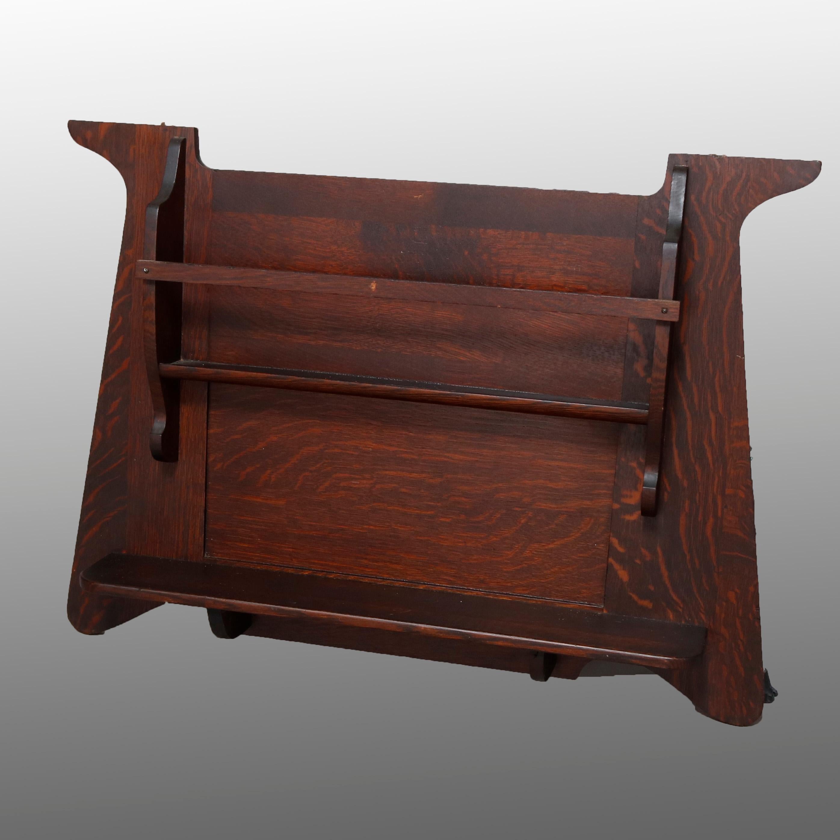 Arts and Crafts Mission Oak Stickley Brothers Plate Rail Catalogue #86 ...