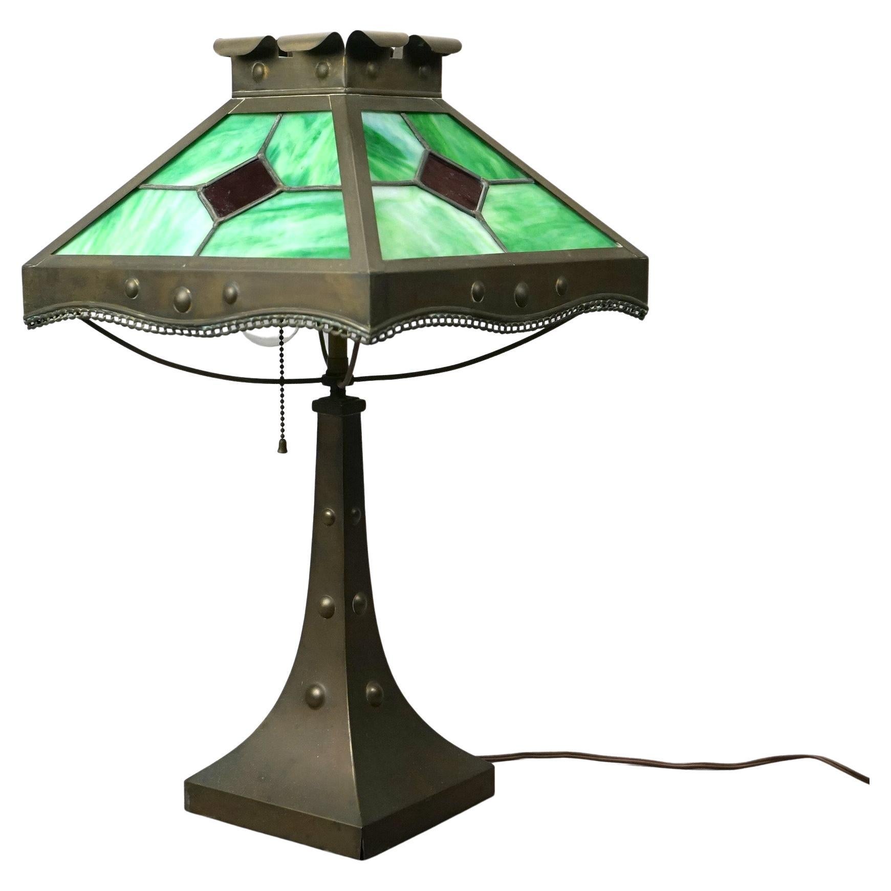 SINGLE ARTS and CRAFTS STYLE TABLE LAMP at 1stDibs | arts and crafts ...