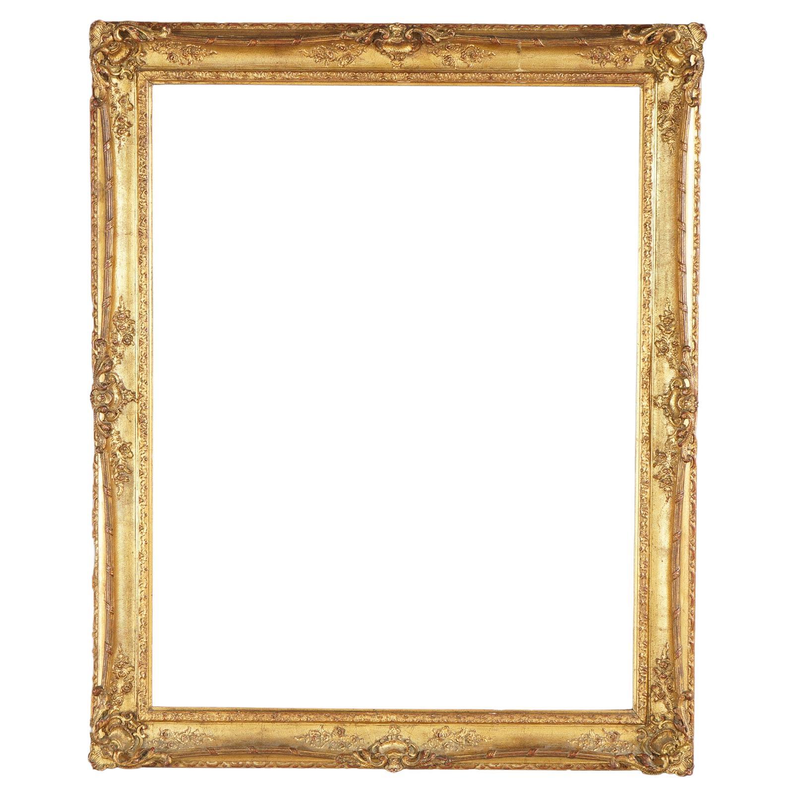 Antique Newcomb-Macklin Arts and Crafts Style Giltwood French ...