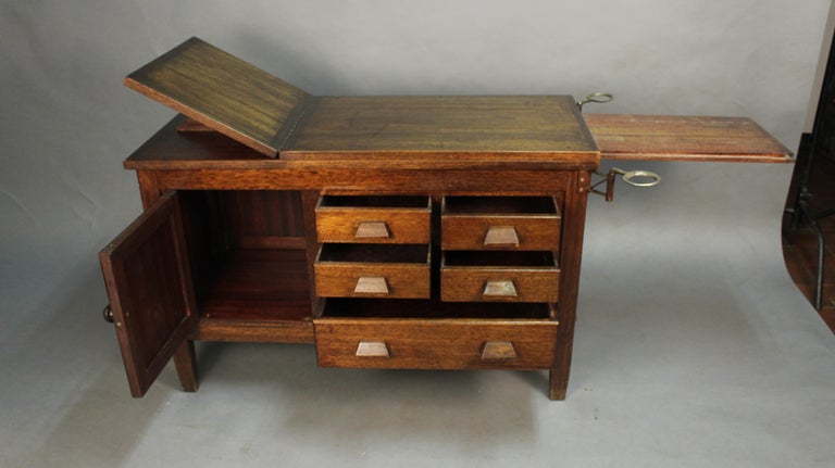 Arts and Crafts Oak Medical Examination Table, circa 1910 For Sale at ...